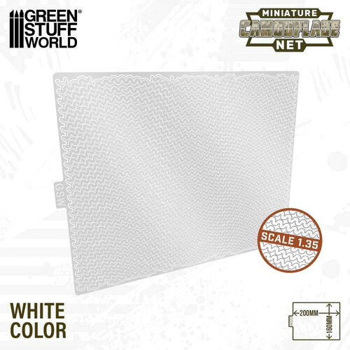 Green Stuff World 13562 Miniature Camouflage Net White