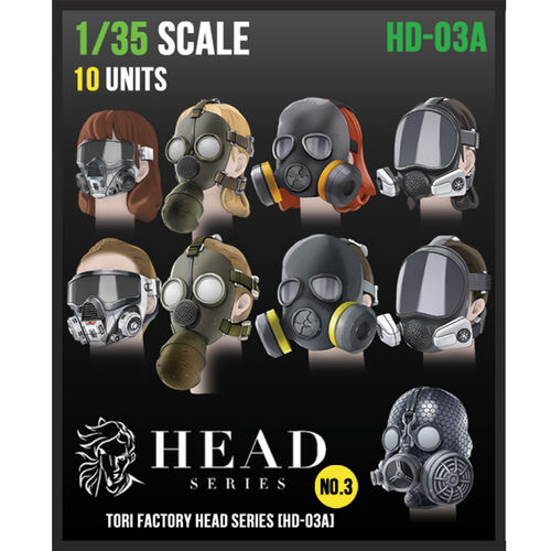 Tori Factory HD-03A Head Series "Masked Head 2" (10 Heads)