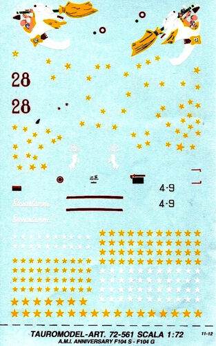 TAURO MODEL 72-561 F-104 G/S in AMI Service - AMI Anniversary The Witch - Sixty Years 4th