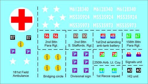 Black Lion Decals 35042 British Airborne Jeeps (1944)