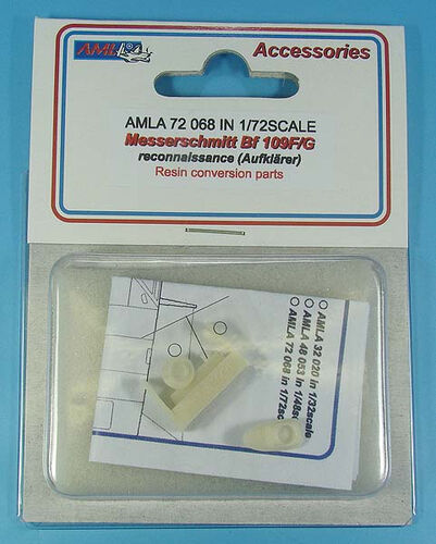 AML A72068 Messerschmitt Bf-109 F/G Reconnaissance Conversion Set (for AZ Model and Eduard kits)