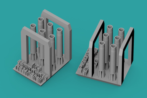 EMP3D 72040409 Amunicja 88mm do KwK36 - łuski - 6 sztuk