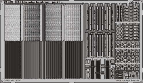 Eduard 72489 B-24 bomb bay HASEGAWA