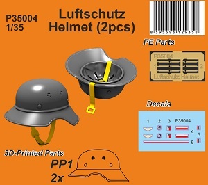 CMK P35004 Luftschutz Helmet (2 pcs)