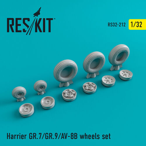 DISCONTINUED RES/KIT 32-0212 Harrier GR.7/GR.9/AV-8B wheels set