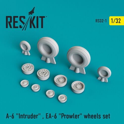DISCONTINUED RES/KIT 32-0001 A-6 "Intruder" , EA-6 "Prowler" wheels set
