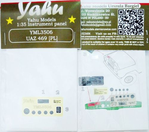 Yahu Models L3506 UAZ 469 (PL) (Military Wheels/Trumpeter)