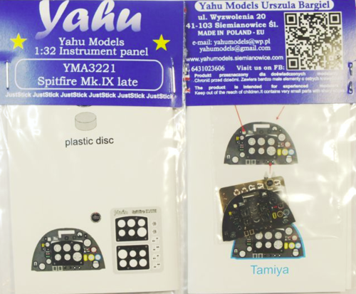Yahu Models A3221 Spitfire IX late / XVI (Tamiya)