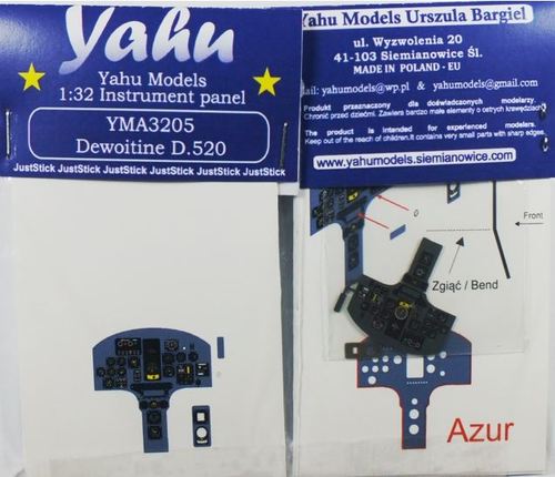 Yahu Models A3205 Dewoitine 520 Azur