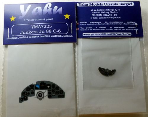 Yahu Models A7225 Ju 88C-6 Revell