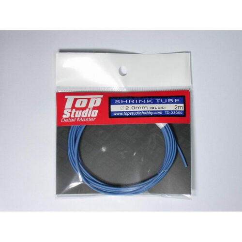 Top Studio TD23050 2.0 mm Shrink Tube (Blue / 2 m)