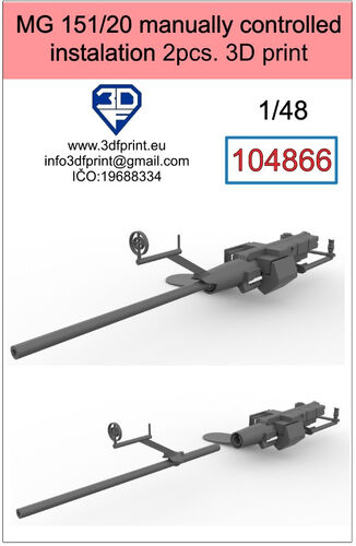 3DF 104866 MG 151/20 - Manually Controlled Instalation (3D Printed)