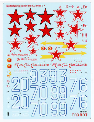 FOXBOT 48-084 Lavochkin fighters at war, Part 2: La-5F, La-5FN and La-7