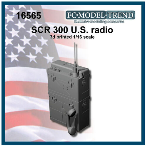 FC ModelTrend 16565 US WWII SCR 300 Radio (3D-printed)