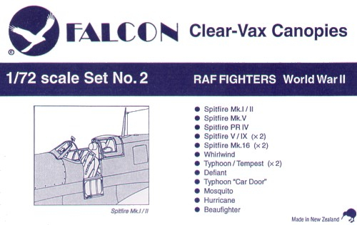 Falcon Model V0272 RAF Fighters WWII Part 1