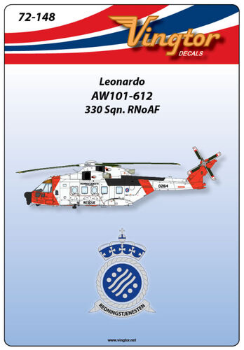 Vingtor 72148 Agusta-Westland / Leonardo AW101-612 - 330 Sqn. RNoAF