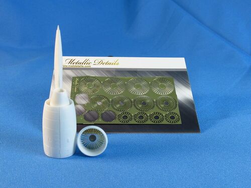 Metallic Details MD14432 Antonov An-124 Ruslan engine fan details (designed to be used with Revell kits)