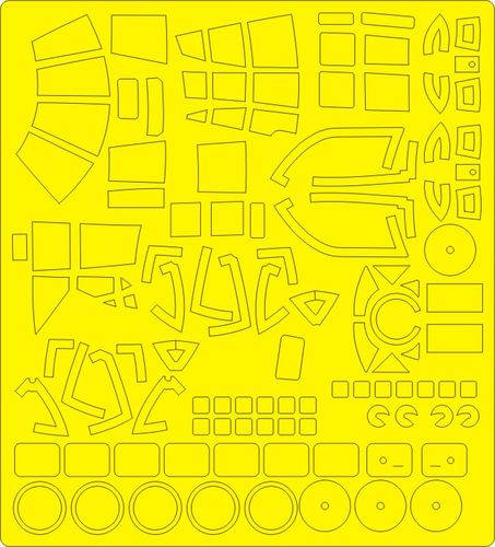 New Ware AM0337 He 111 H-3 BASIC kabuki masks for ICM