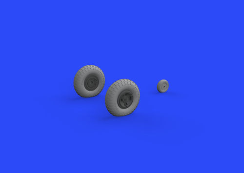 Eduard 632130 Spitfire Mk.IX wheels 4spoke w/pattern TAMIYA