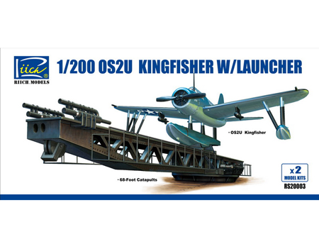 Riich.Models RS20003 OS2U-3 Kingfisher w/Launcher (x2)