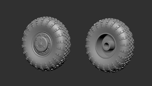 Firma49 T057-72 Wheels for MAZ-537G (for Takom Kits)