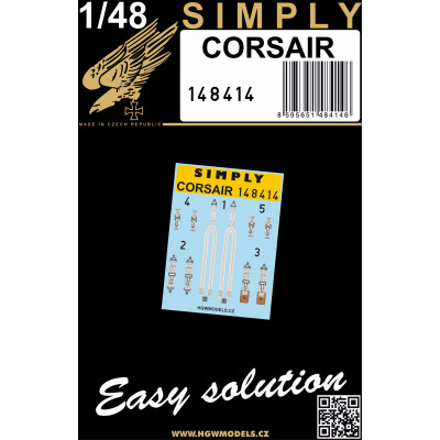 HGW Models 148414 Vought F4U Corsair - Seatbelts