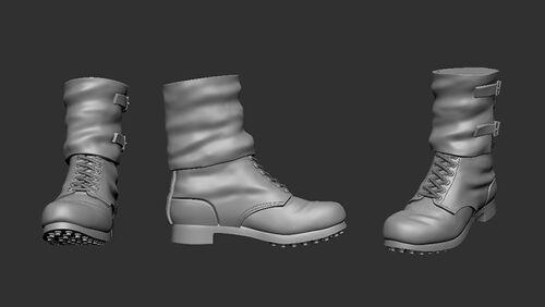 Firma49 F002-72 German Military WWII Boots