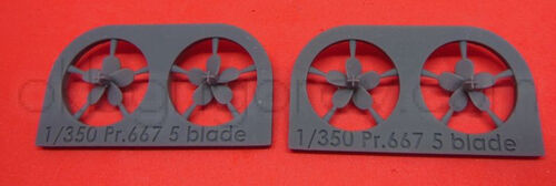 OKB Grigorov NS350004 Propellers For Soviet Submarines Project 667 (Yankee And Delta) (3pcs)