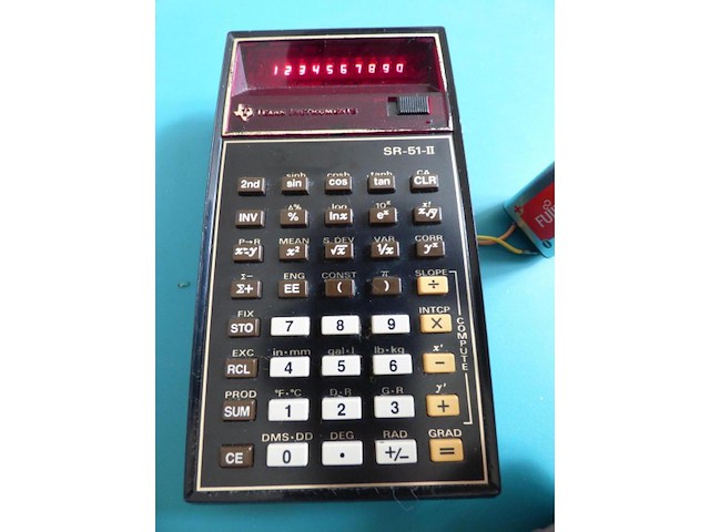 Texas Instruments SR-51-II - stari kalkulator iz 1976.g