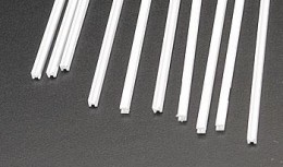Plastruct 90542 Kształt "H" 2,4mm x 2,4mm x 0,7mm - 375mm 1szt / 1 piece