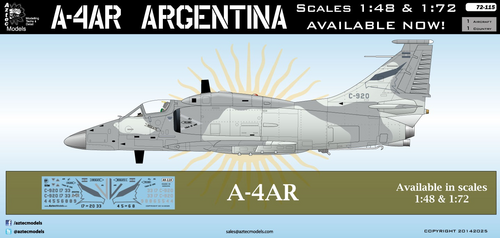 Aztec 72D115 Douglas A-4 AR Argentina