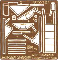 Part S72-127 JAS 39 Gripen (crew boarding ladder) Italeri