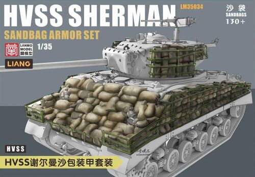 LANMO Model LM35034 Sherman HVSS Sandbag armor set