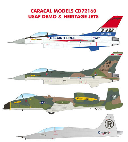 Caracal Models 72160 USAF Demo & Heritage Jets Part 1