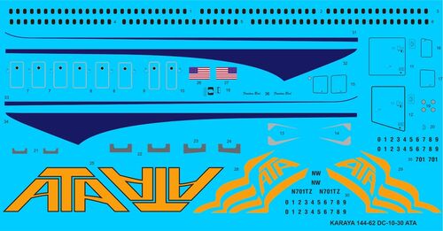 KARAYA D144-62 MDD DC-10-30 American Trans Air ATA