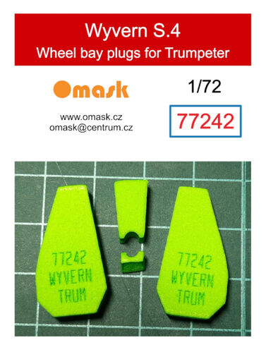 Omask 77242 Wyvern S.4 - Wheel Bay Plugs (for Trumpeter)