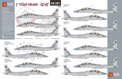 Two Bobs 48287 McDonnell Douglas F-15QA Eagle Ababil from Qatar