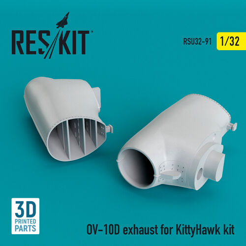 RES/KIT U32-0091 OV-10D exhaust for KittyHawk kit
