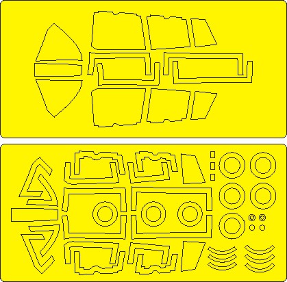 New Ware AM0937 OV-10A Bronco EXPERT kabuki masks for ICM