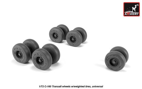 Armory Models Group AW72507 C-160 Transall wheels w/weighted tires