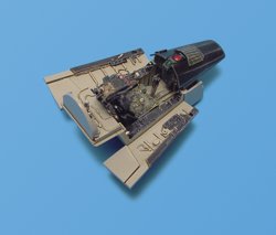 Aires 7110 F-8E Crusader cockpit set Academy