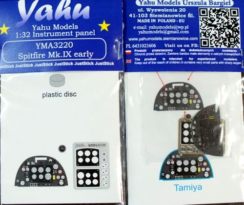 Yahu Models A3220 Spitfire IX early (Tamiya)