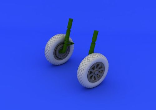Eduard 632052 F4U-1 wheels diamond pattern Tamiya