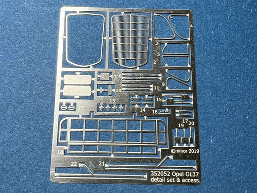 Minor 352052 Opel Olympia OL37 Detail Set Military