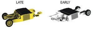 L'Arsenal 2.0 3D700216 SD-1 Spotting Dolly - 3D printed (5 pcs)
