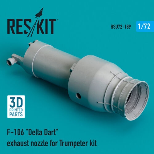 RES/KIT U72-0189 F-106 "Delta Dart" Exhaust Nozzle For Trumpeter Kit