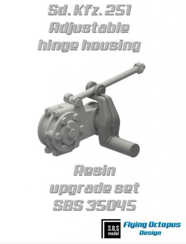 SBS Model 35045 Sd.Kfz. 251. Adjustable Hinge Housing