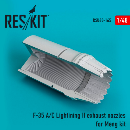 RES/KIT U48-0165 F-35 A/ С Lightning II exhaust nozzles for Meng Kit
