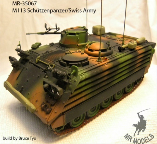 MR Modellbau 35067 Swiss Army M113 Schuetzenpanzer 63/89 with add-on armour