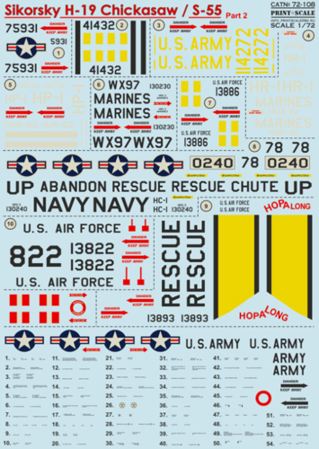 Print Scale 72-108 Sikorsky H-19 Part 2